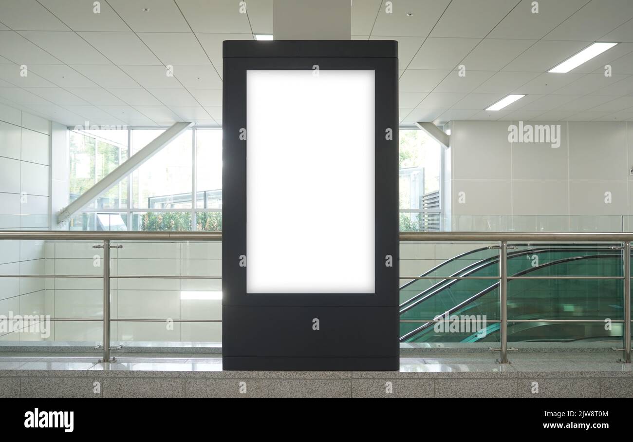 Subway Scenery and Advertising Mockup Stock Photo - Alamy