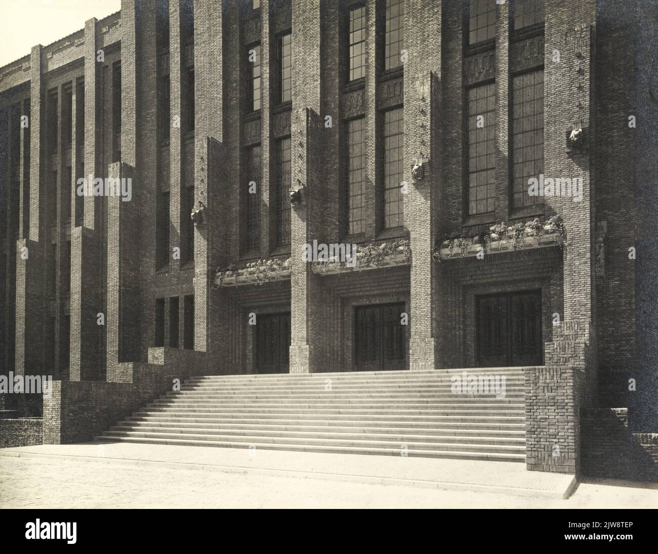 View of the main entrance of the 3rd administration building of the ...