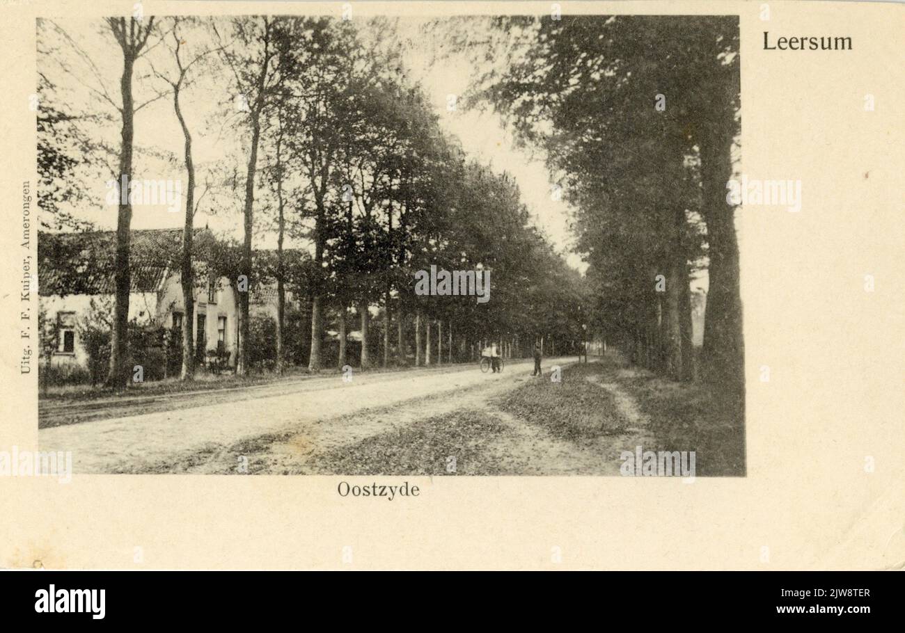 View of the Rijksstraatweg in Leersum from the southeast Stock Photo ...