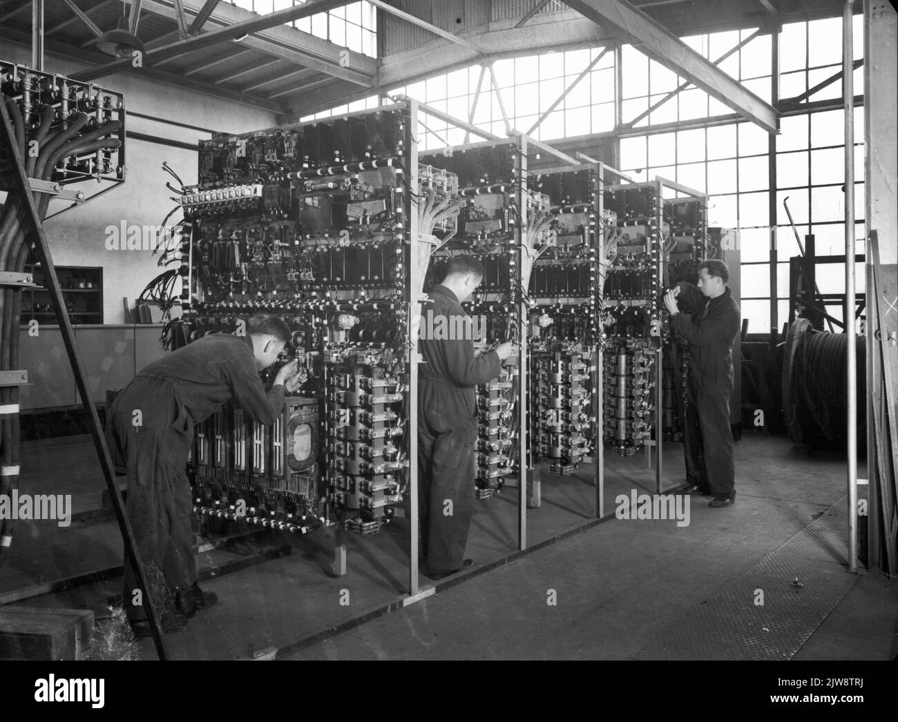 Image of the manufacture of the electric switch cabinets for the Diesel ...