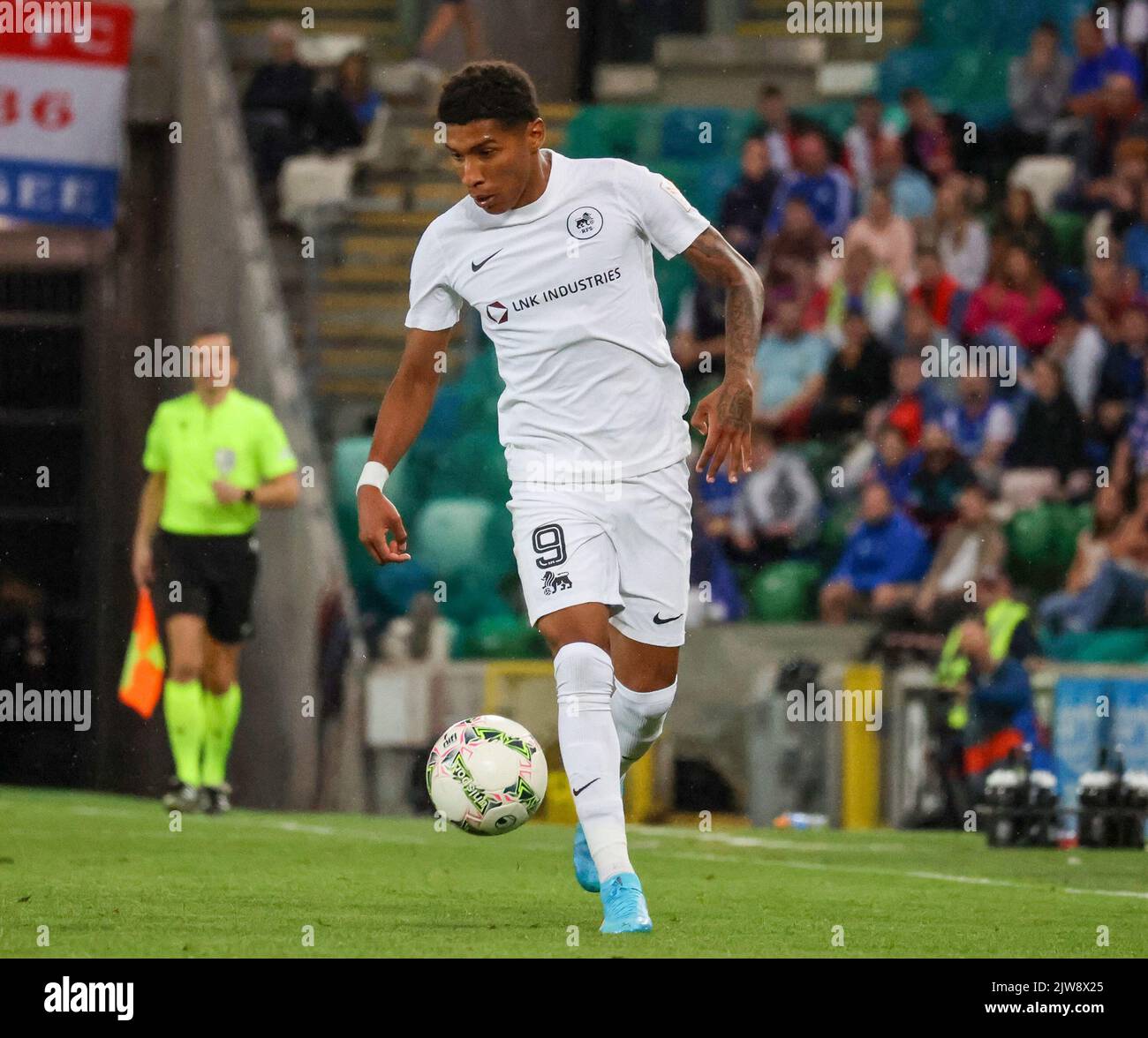 Windsor Park, Belfast, Northern Ireland, UK. 25 Aug 2022. UEFA Europa ...