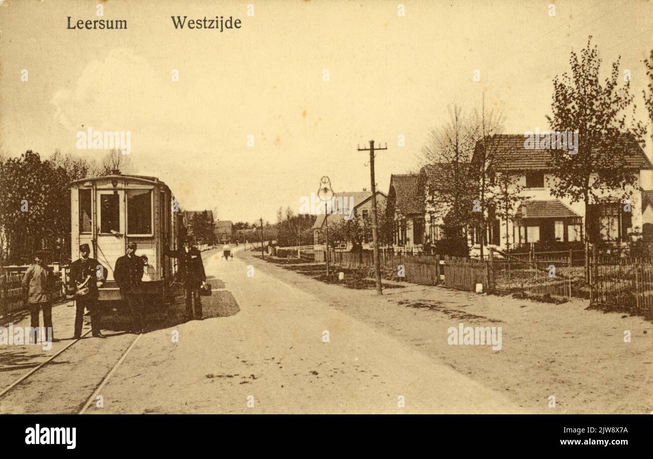 View of the Rijksstraatweg in the built -up area of Leersum from the ...