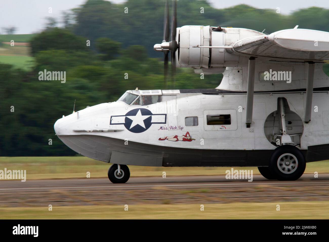 Miss Pick-up the PBY Consolidated Catalina completing it's summer air ...