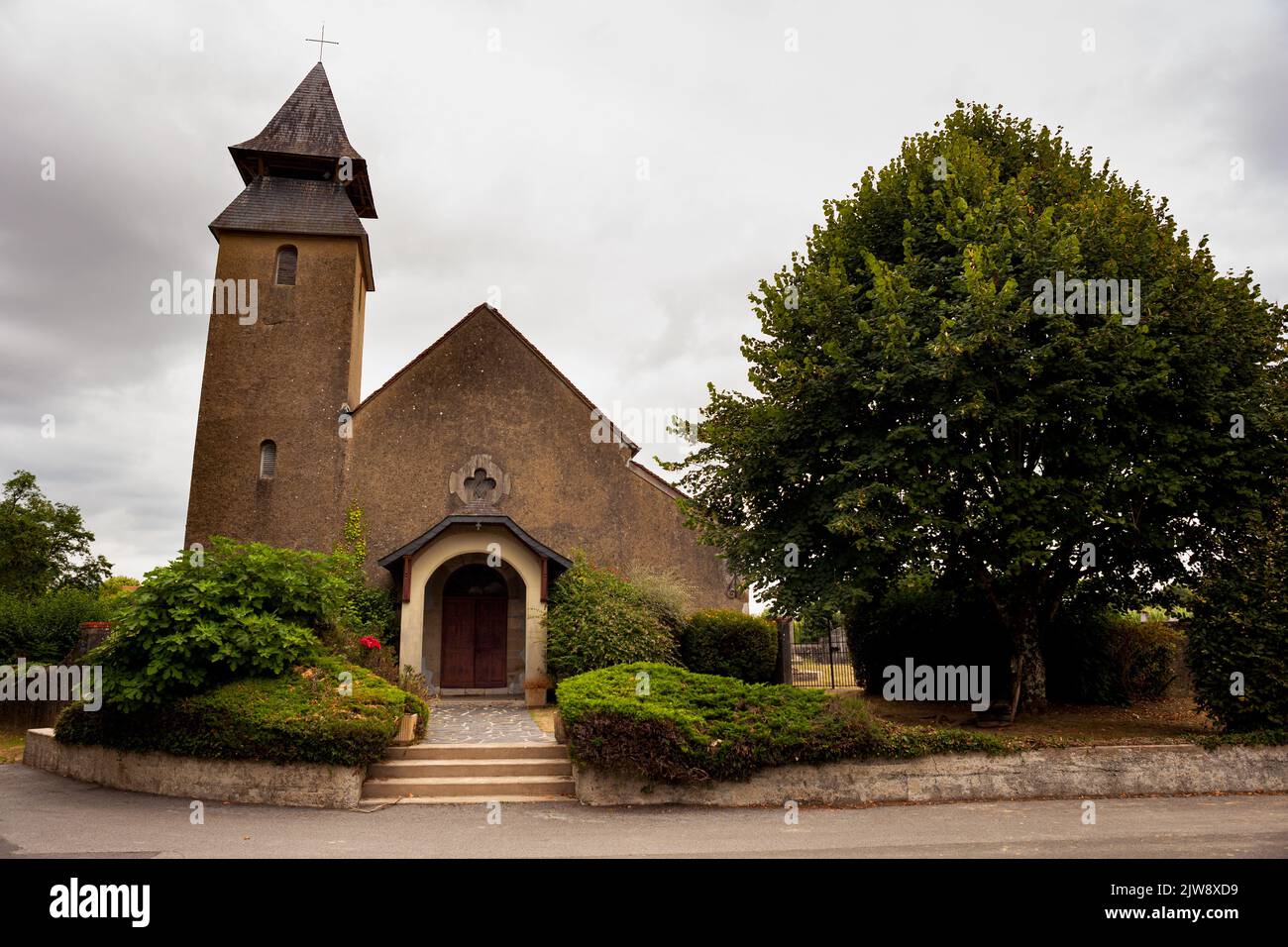 View of the Church called Église paroissiale Saint-Jacques-le-Majeur ...