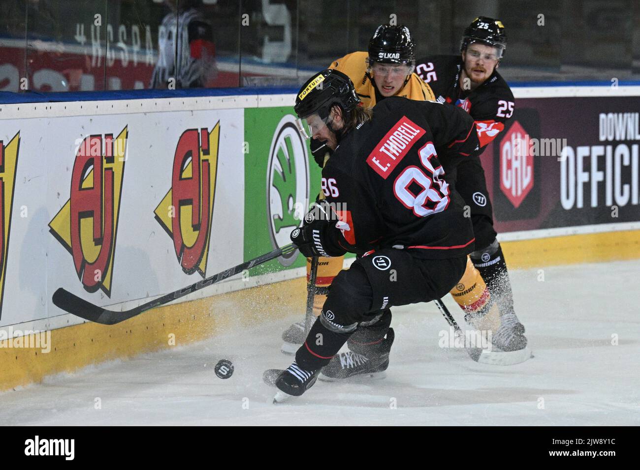Prague, Czech Republic. 04th Sep, 2022. HC Sparta Praha - Lulea, utkani ...