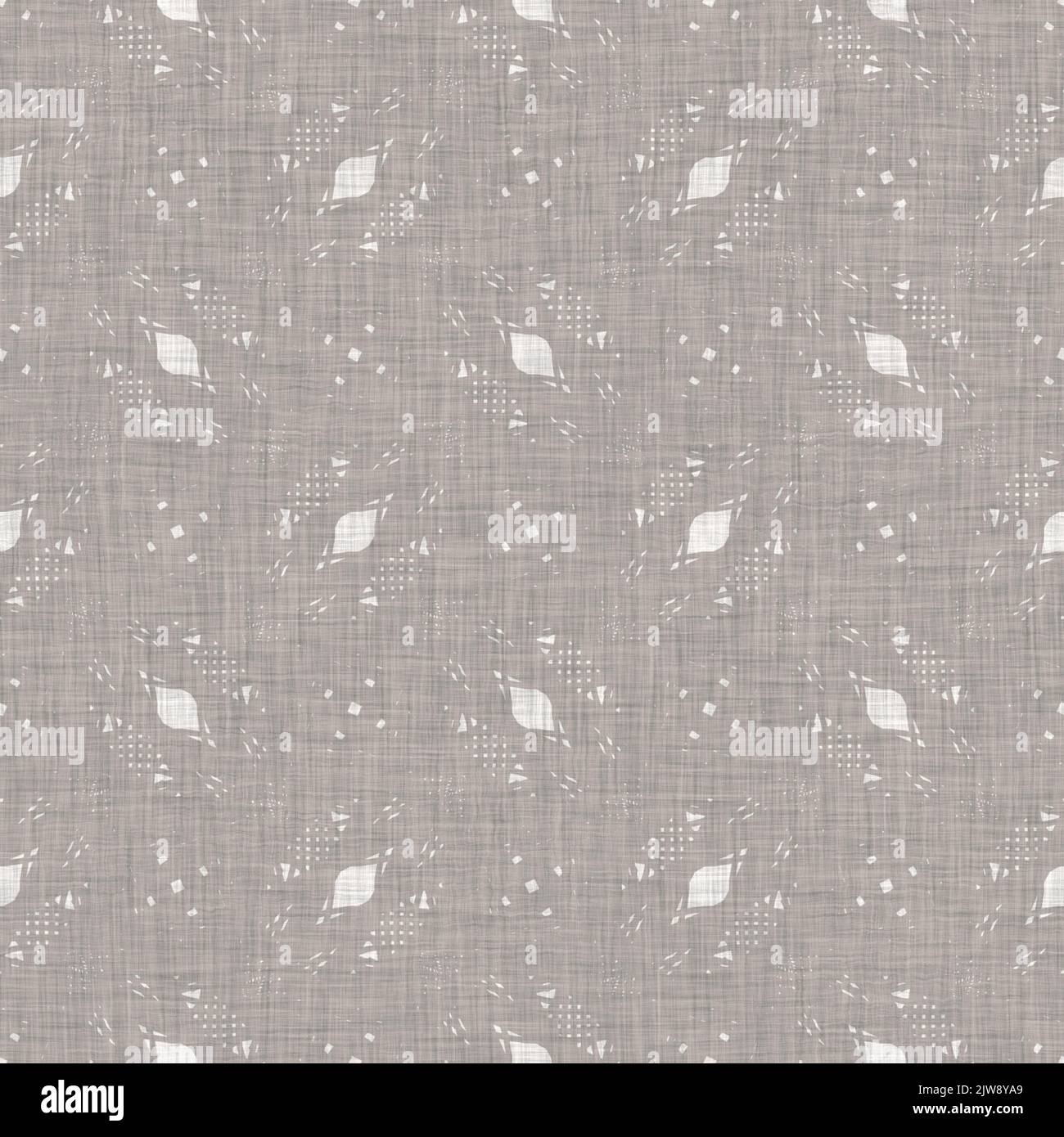 French grey irregular mottled linen seamless pattern. Tonal country ...