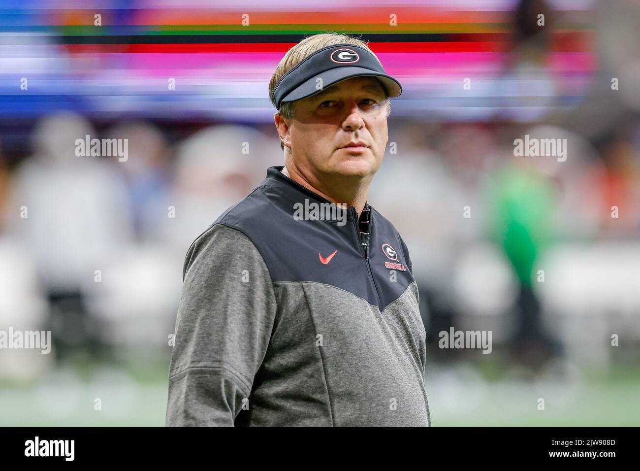 September 3, 2022: Georgia head coach, Kirby Smart, prior to the Chick ...