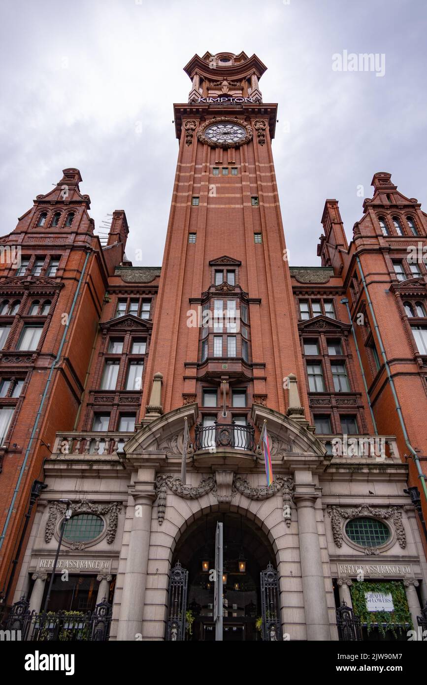 Kimpton Clocktower Hotel in Manchester - MANCHESTER, UK - AUGUST 15 ...