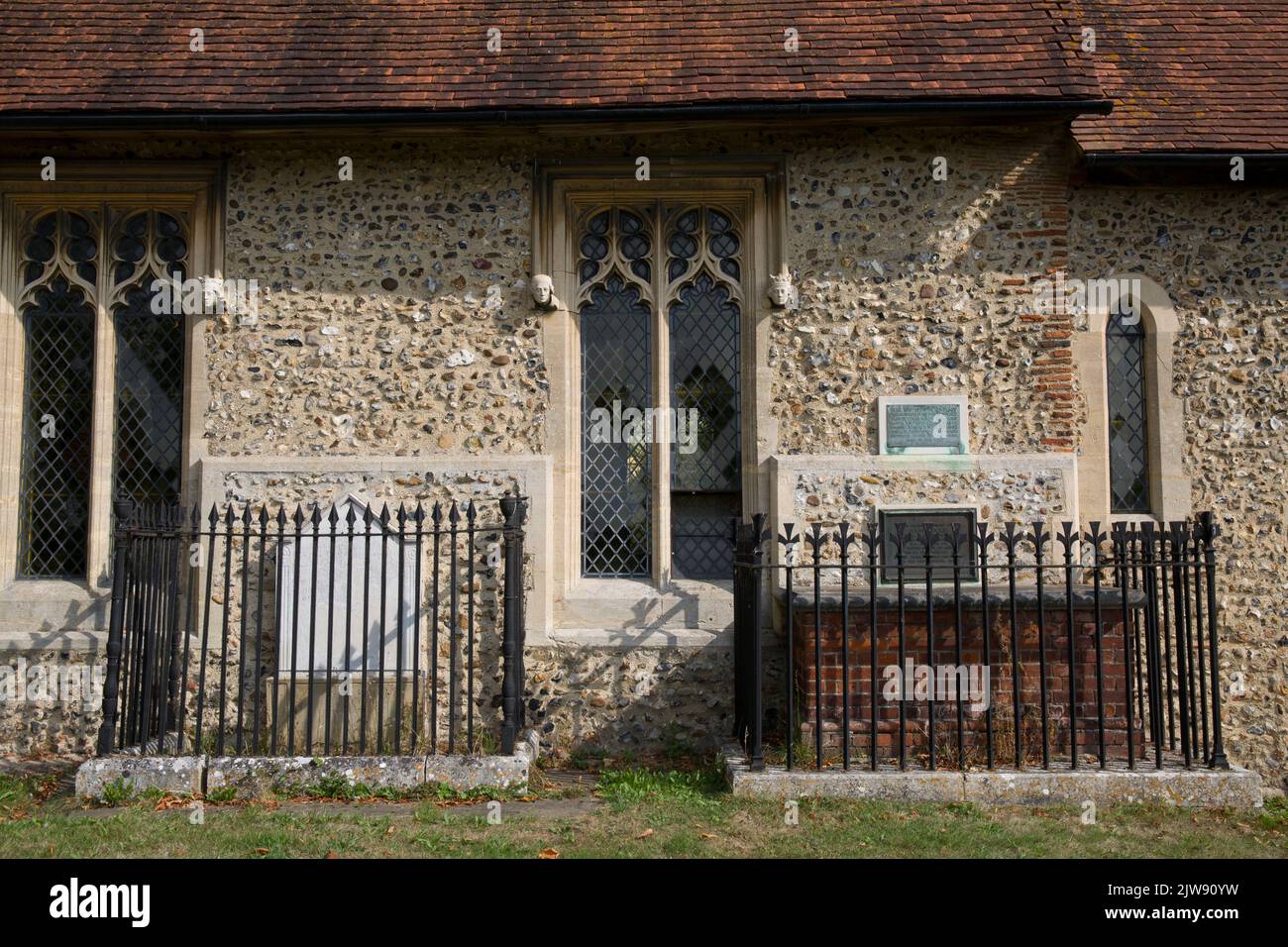 John Locke Grave All Saints Church High Laver Essex Stock Photo - Alamy