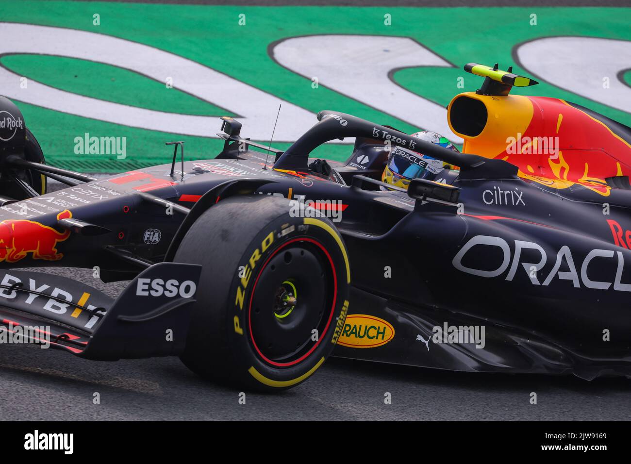 ZANDVOORT, NETHERLANDS - SEPTEMBER 4: Sergio Perez of Mexico and Oracle ...