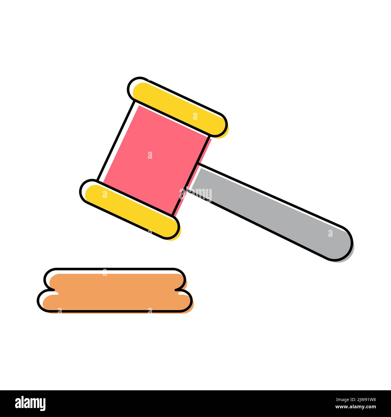 Justice Symbol Hammer