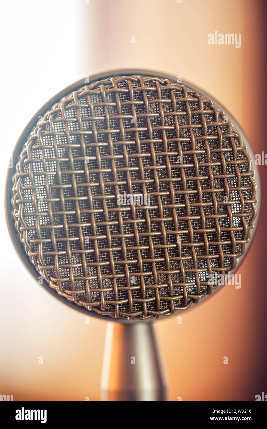 Microphone over professional mixing hi-res stock photography and images ...