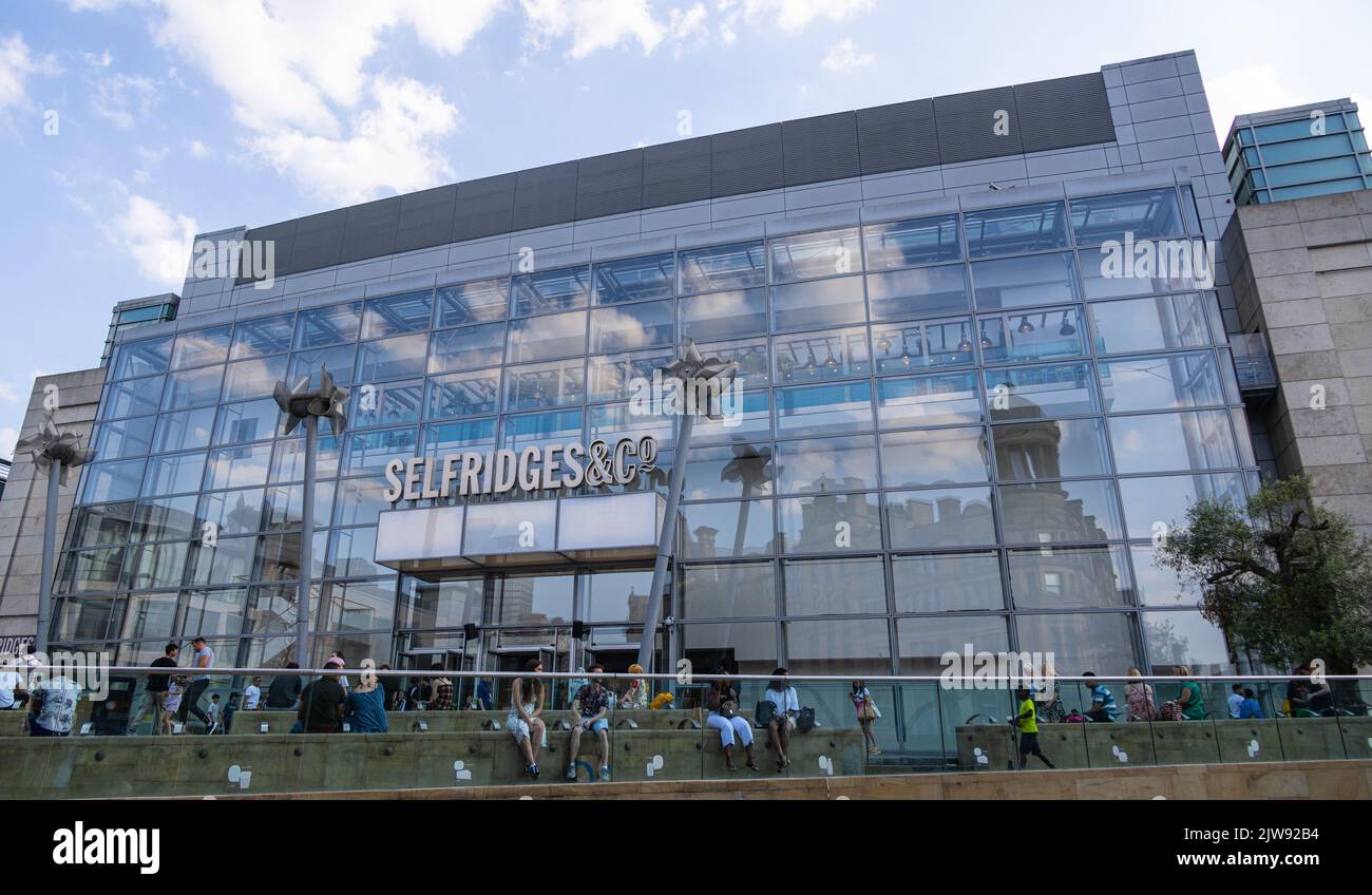 Selfridges Department store in Manchester - MANCHESTER, UK - AUGUST 15 ...