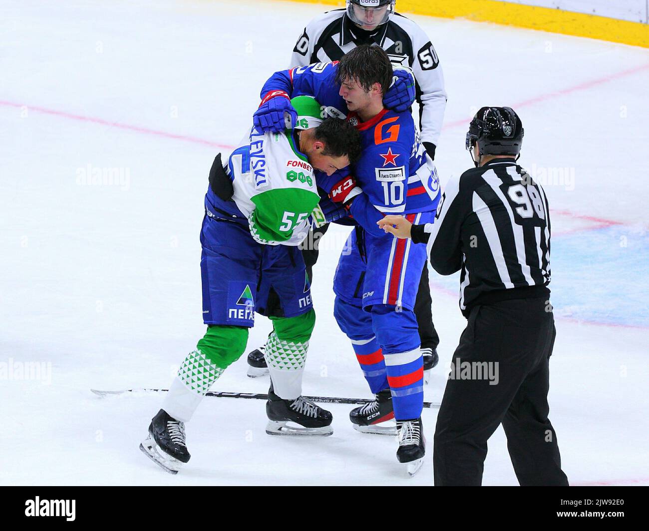 Russian Federation. St. Petersburg. Palace of Sports Ice. Hockey ...