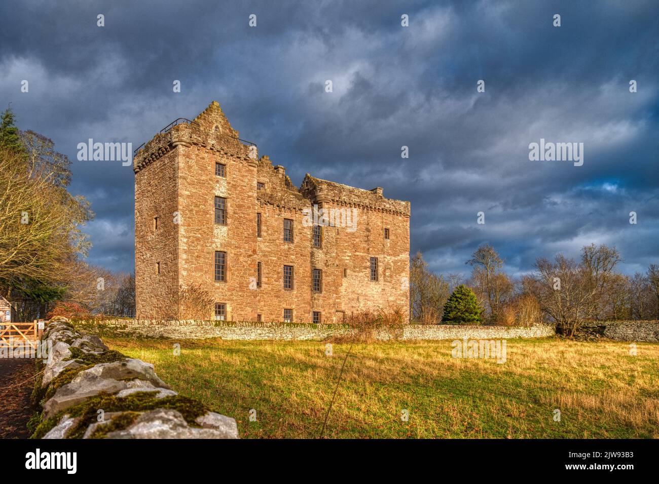 Hunting Tower Castle, Perth, Scotland Stock Photo - Alamy