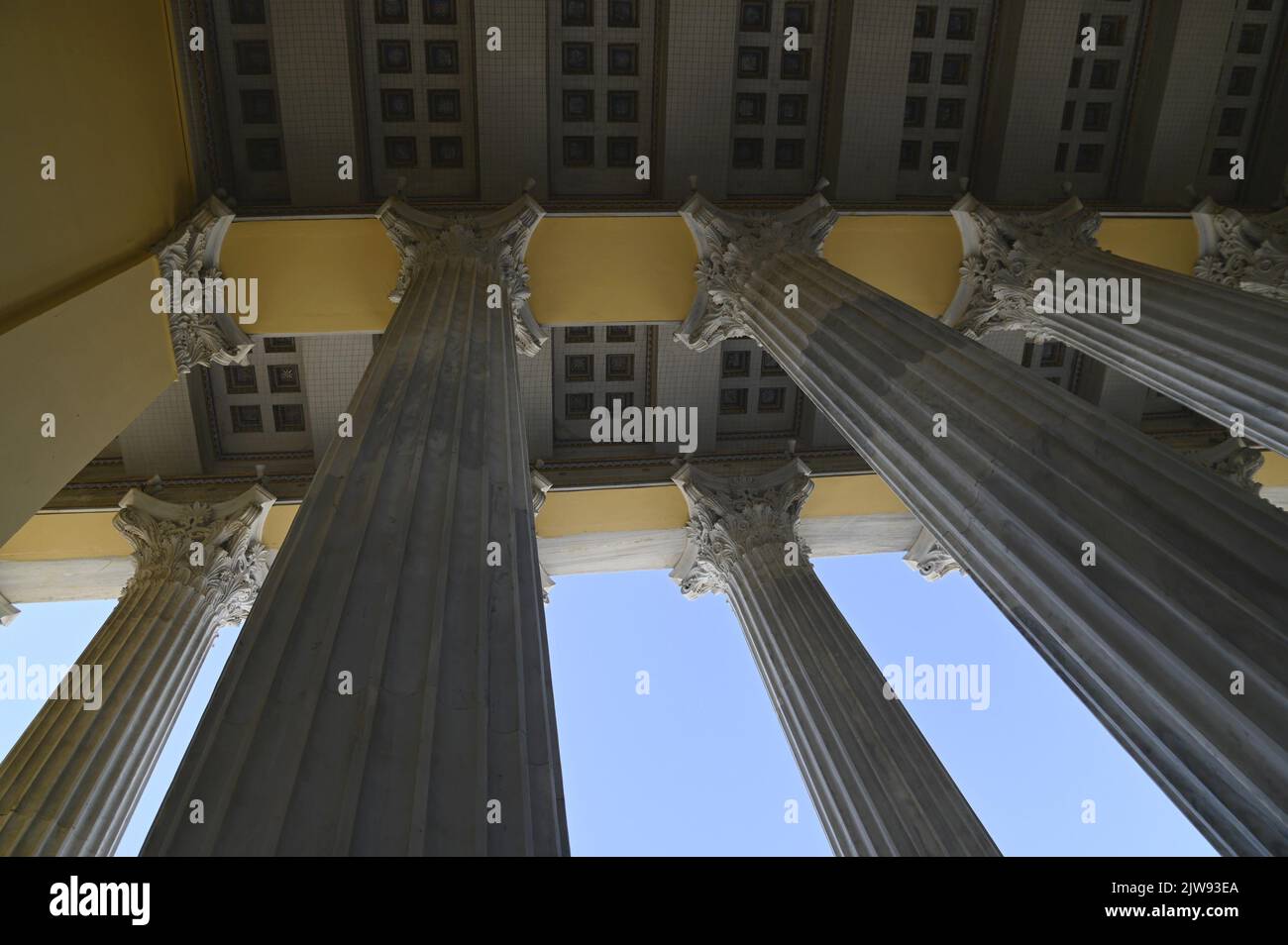 Scenic Atrium view of the Neoclassical Záppeion Mégaro a palatial ...