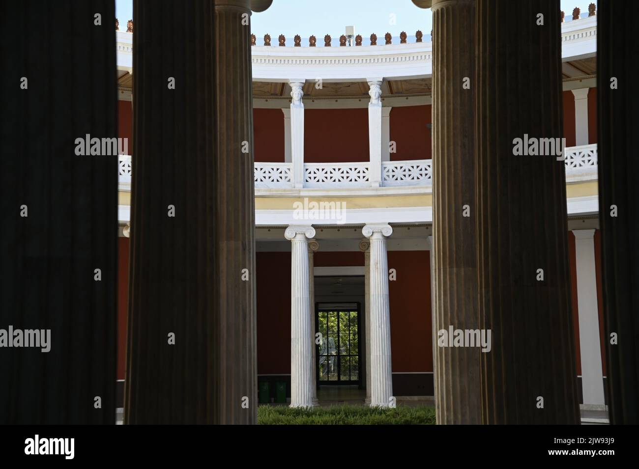 Scenic Atrium view of the Neoclassical Záppeion Mégaro a palatial ...