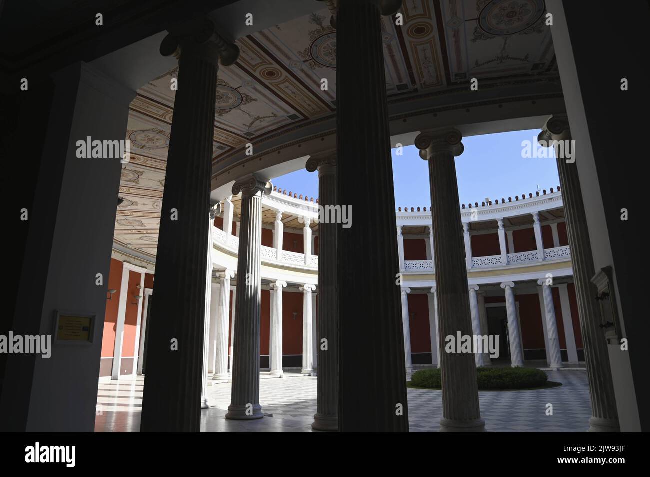 Scenic Atrium view of the Neoclassical Záppeion Mégaro a palatial ...