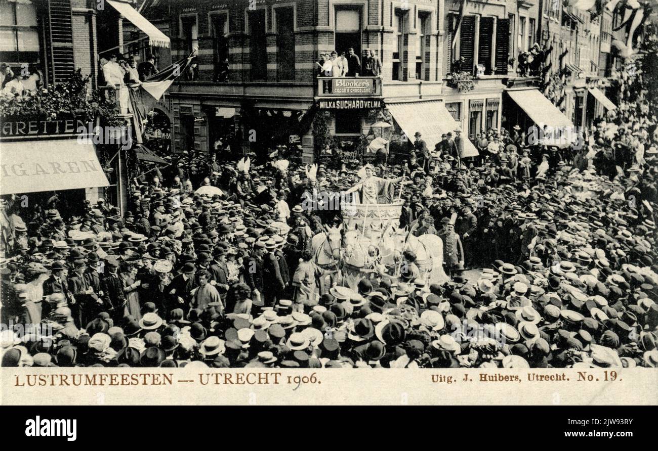 Lustrum parties - Utrecht 1906 Stock Photo - Alamy