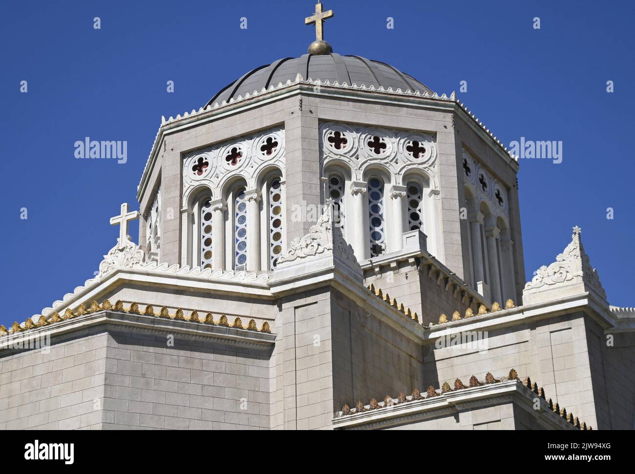 Exterior view of the Metropolitan Cathedral of the Annunciation the ...