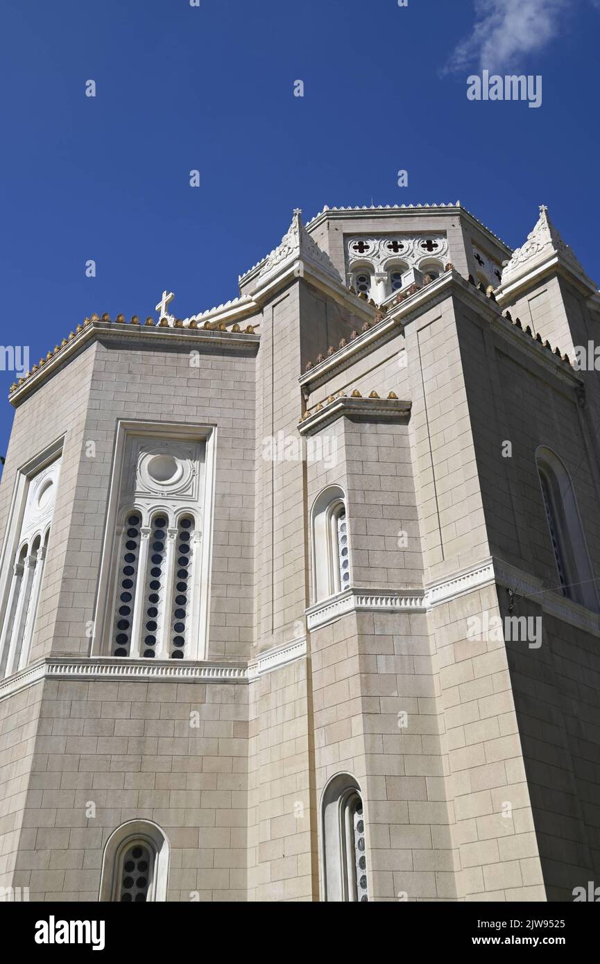 Exterior view of the Metropolitan Cathedral of the Annunciation the ...