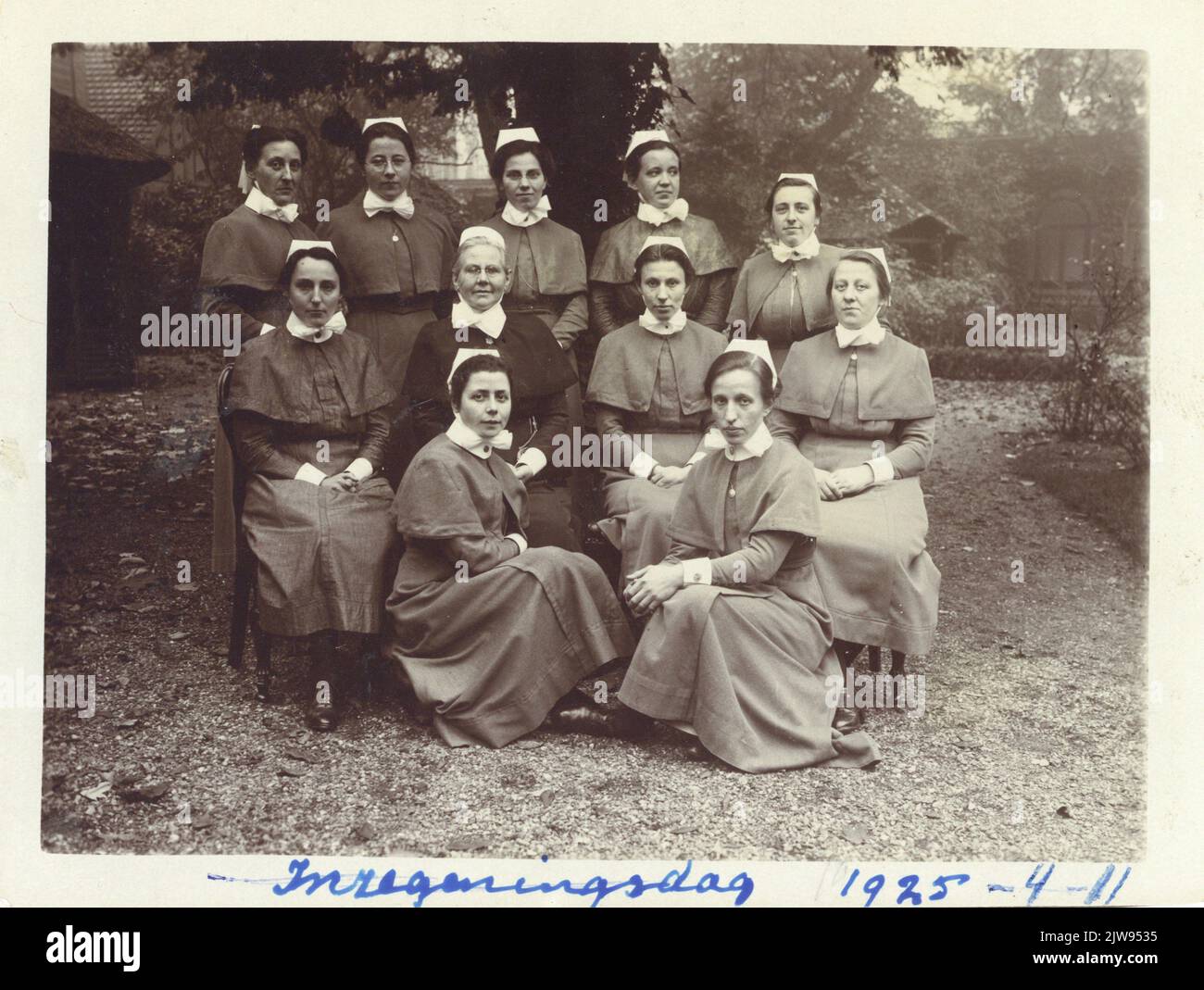 Group portrait of some sisters on the blessing day to diacones in the ...