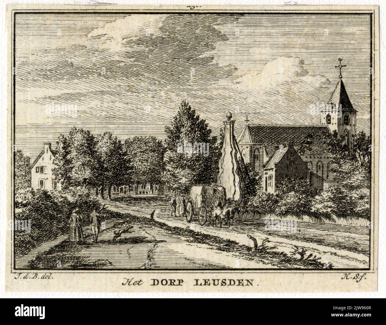 The village of Leusden Stock Photo - Alamy