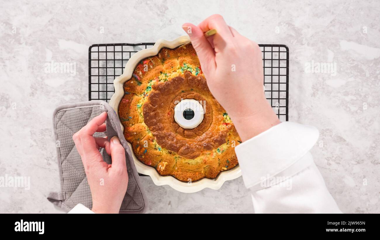 Funfettti Bundt Cake Stock Photo - Alamy Funfettti Bundt Cake Stock Photo - Alamy