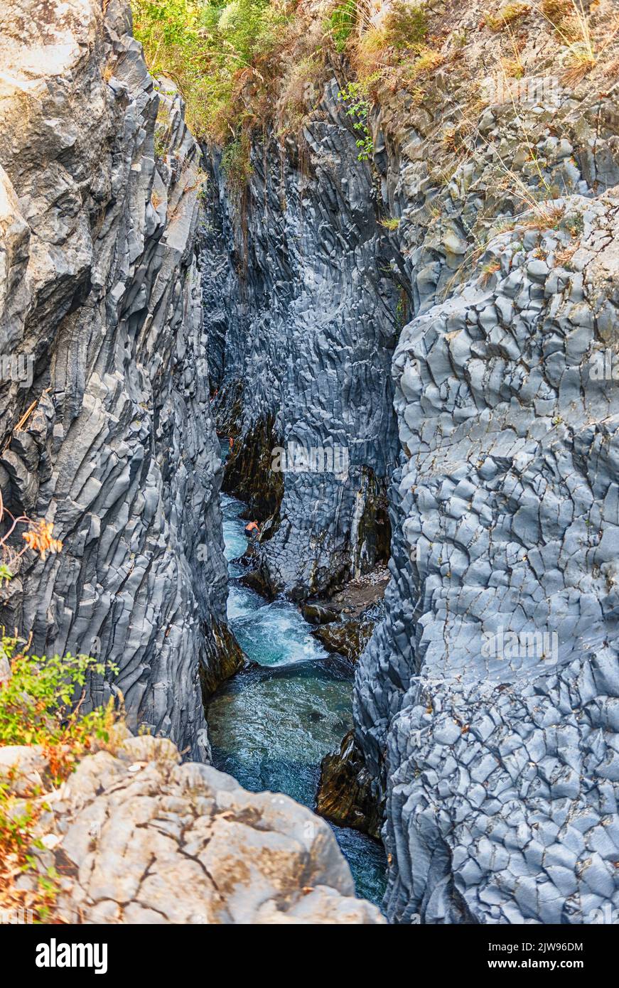 The impressive natural system of gorges and ravines eroded over the ...
