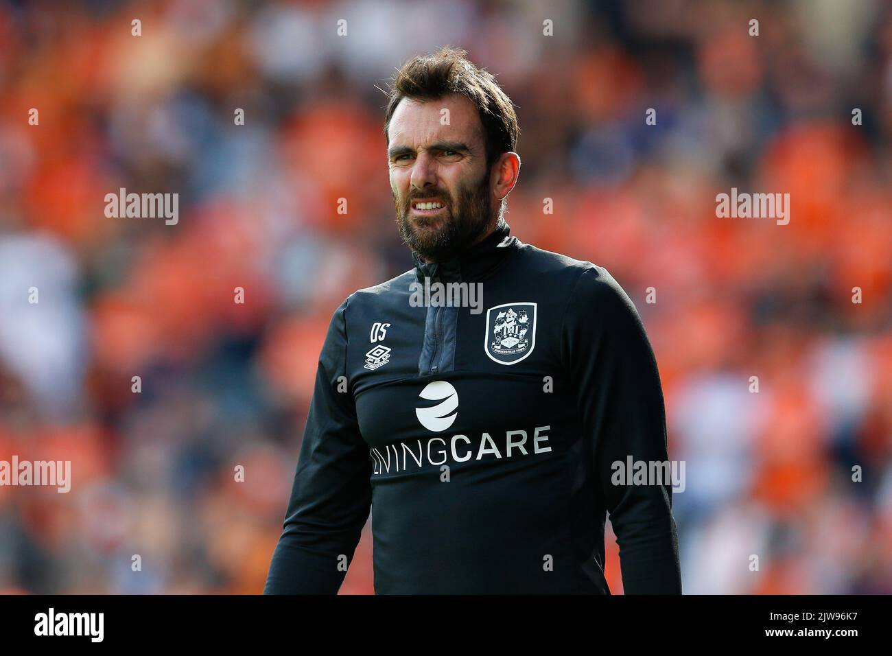 Danny Schofield manager of Huddersfield Town during the Sky Bet ... Danny Schofield manager of Huddersfield Town during the Sky Bet ...