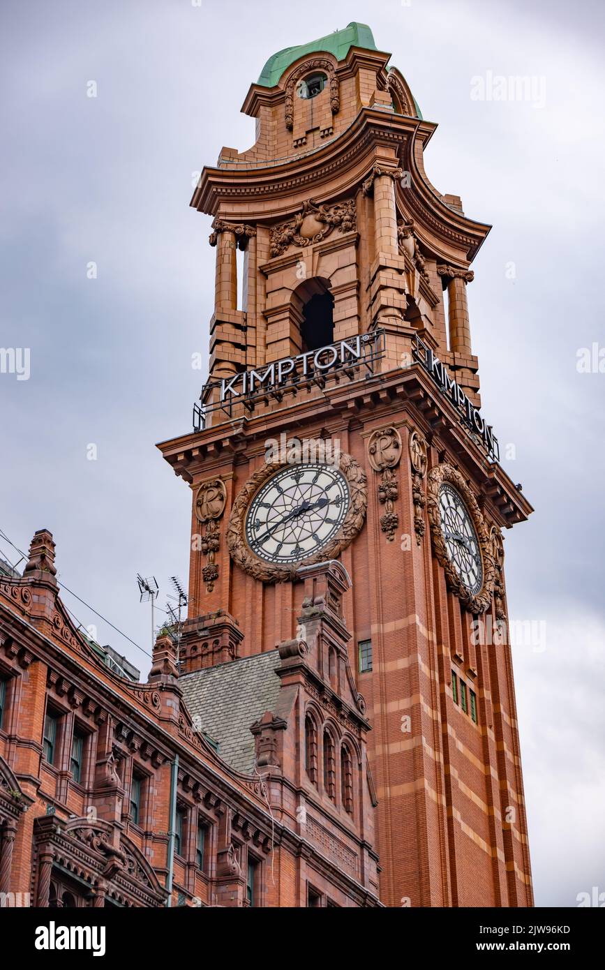 Kimpton Clocktower Hotel in Manchester - MANCHESTER, UK - AUGUST 15 ...