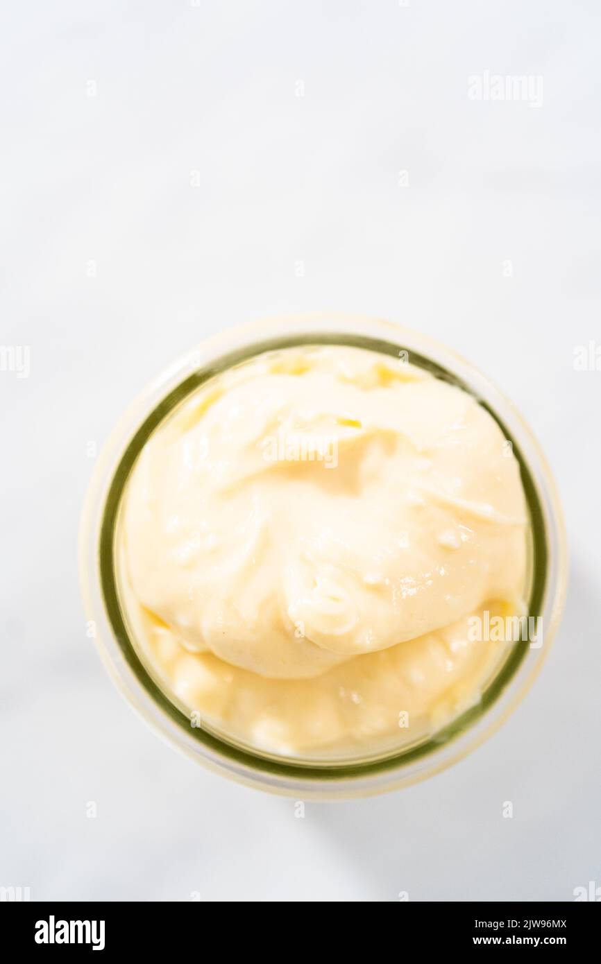 Cream Cheese Filling Stock Photo - Alamy