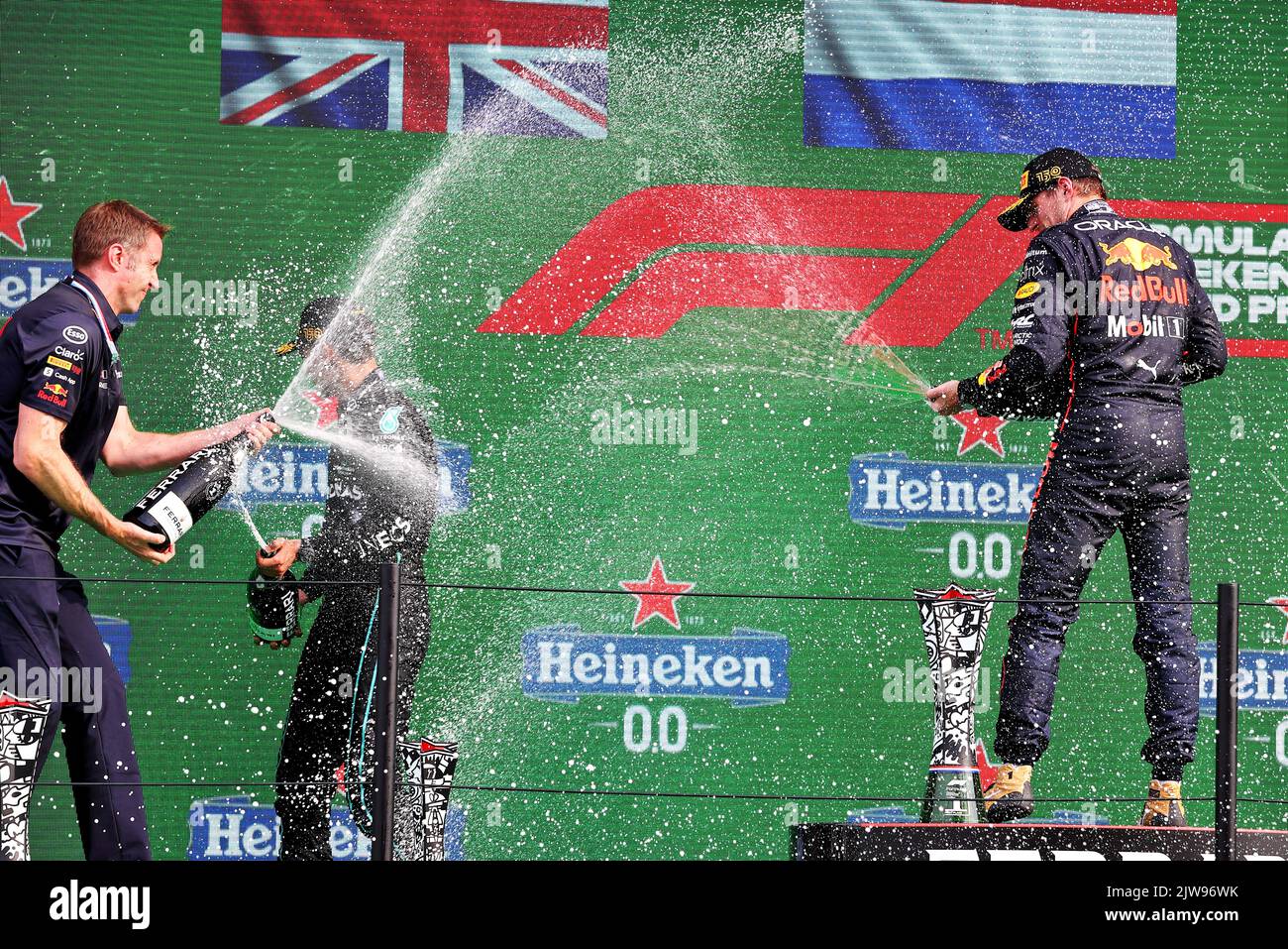 Race winner Max Verstappen (NLD) Red Bull Racing celebrates on the ...