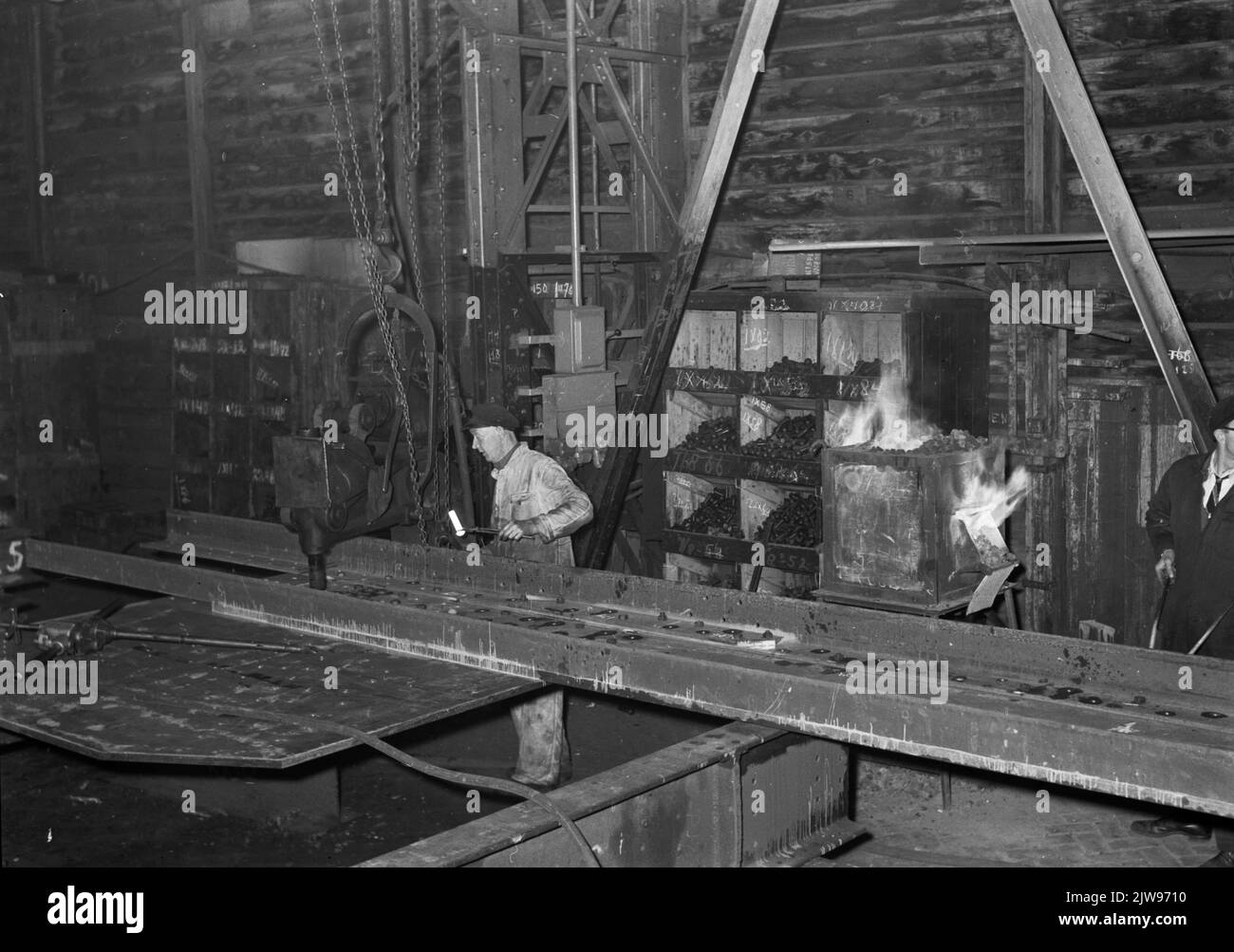 Image of the manufacture of a part for the Nieuwe Moerdijk Bridge at ...