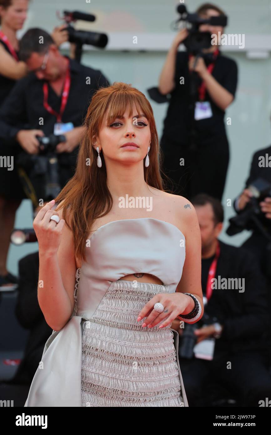 Venice, Italy, 3rd September, 2022, Annalisa Scarrone at the gala ...