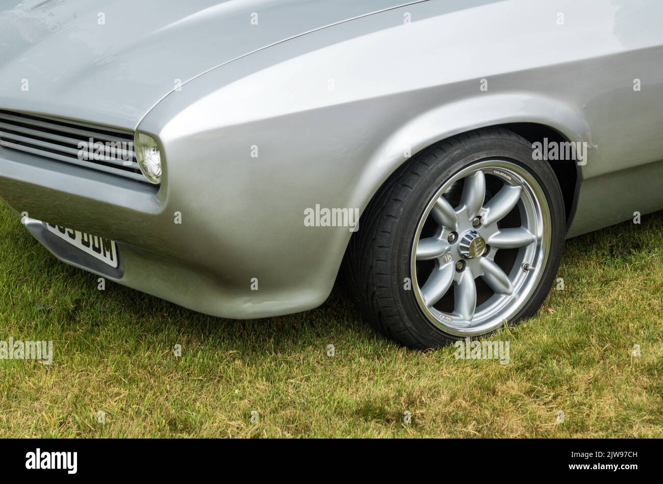 Customised Ford Capri. Hoghton Tower Classic Car Show 2022 Stock Photo ...