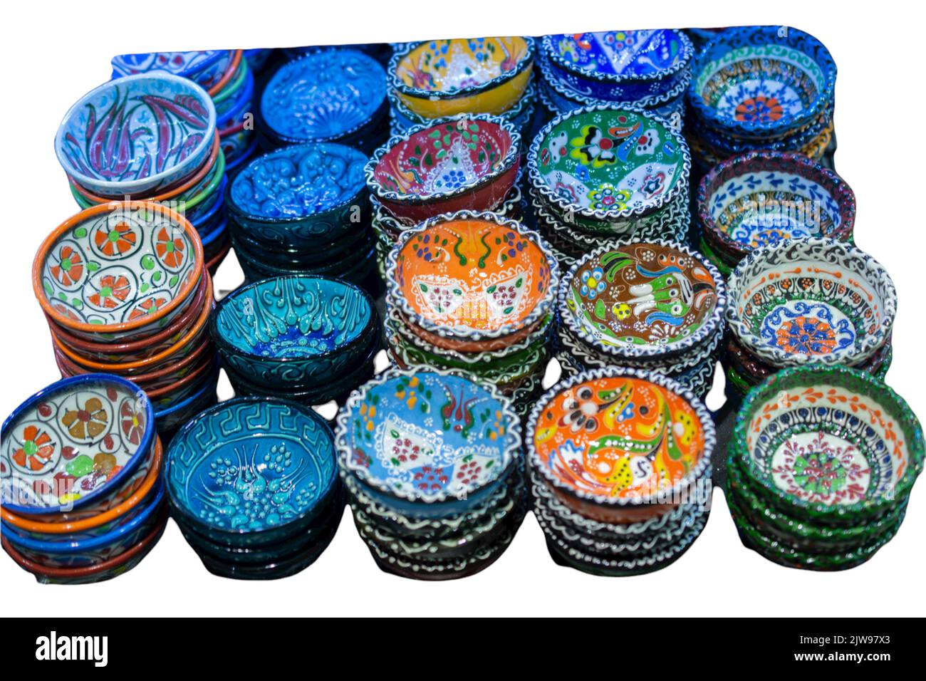 Turkish traditional design ceramic plates Cut Out Stock Images ...
