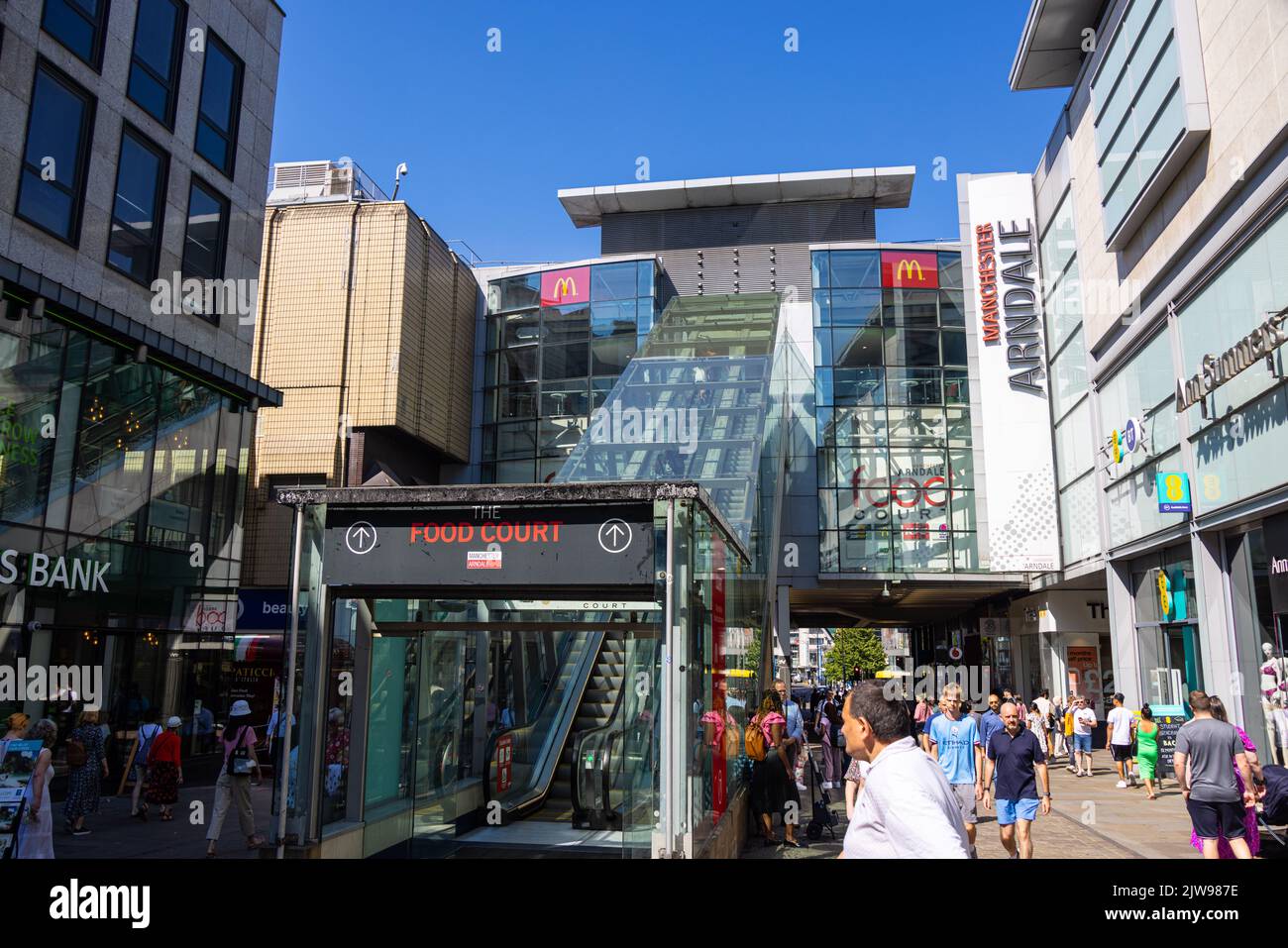 Manchester arndale centre night hi-res stock photography and images - Alamy