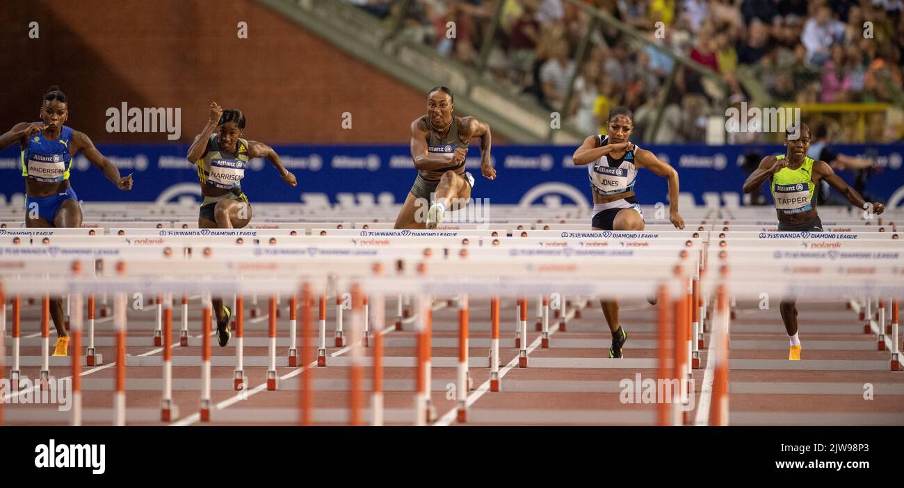 Britany Anderson, Kendra Harrison, Jasmine Camacho-Quinn, Tia Jones and ...