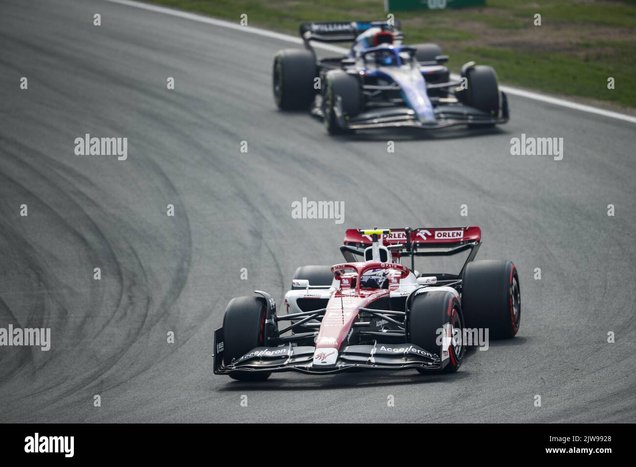 September 4, 2022, Rome, Netherlands: 24 ZHOU Guanyu (chi), Alfa Romeo ...