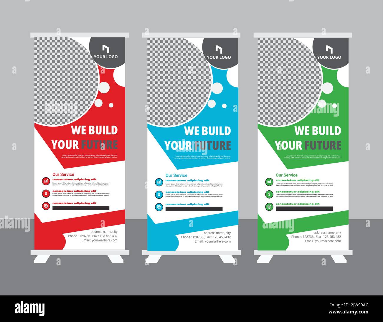 Roll up banner design template modern xbanner rull up design golf ...