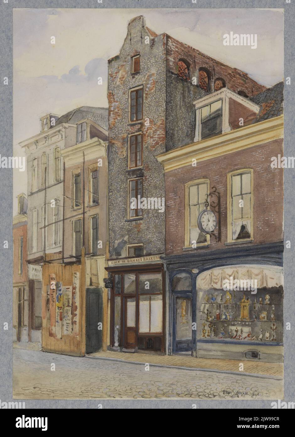 Old Poortgebouw In / De Mariastraat Stock Photo - Alamy