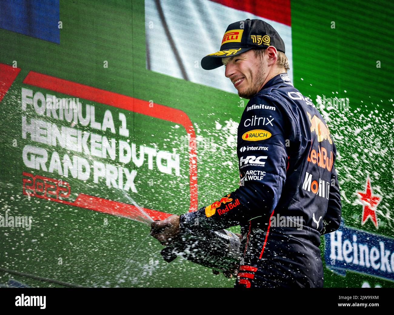 Max verstappen 2022 dutch gp podium hi-res stock photography and images ...