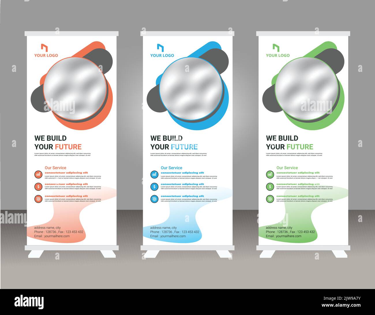 Roll up banner design template modern xbanner rull up design golf ...