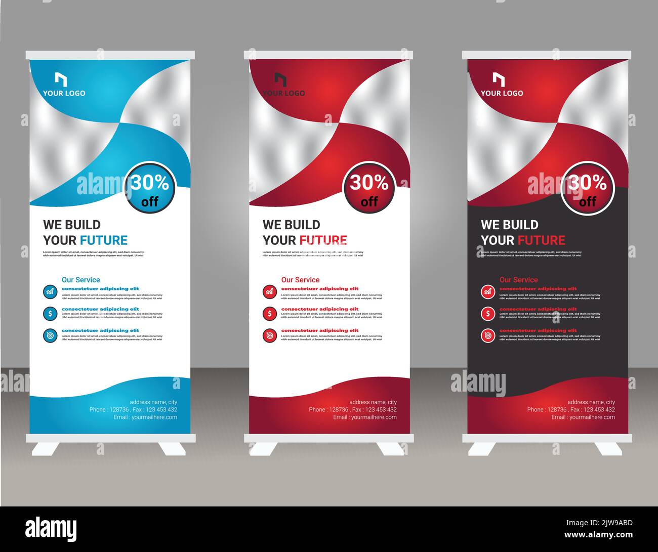 Roll up banner design template modern xbanner rull up design golf ...