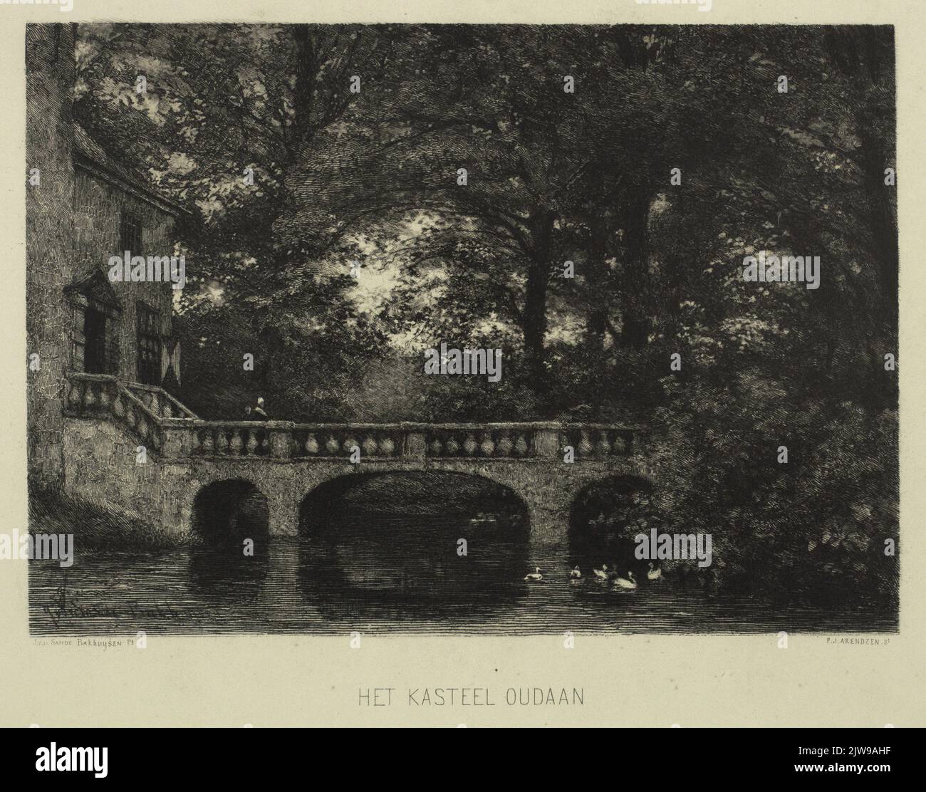 The Castle Oudaan Stock Photo - Alamy