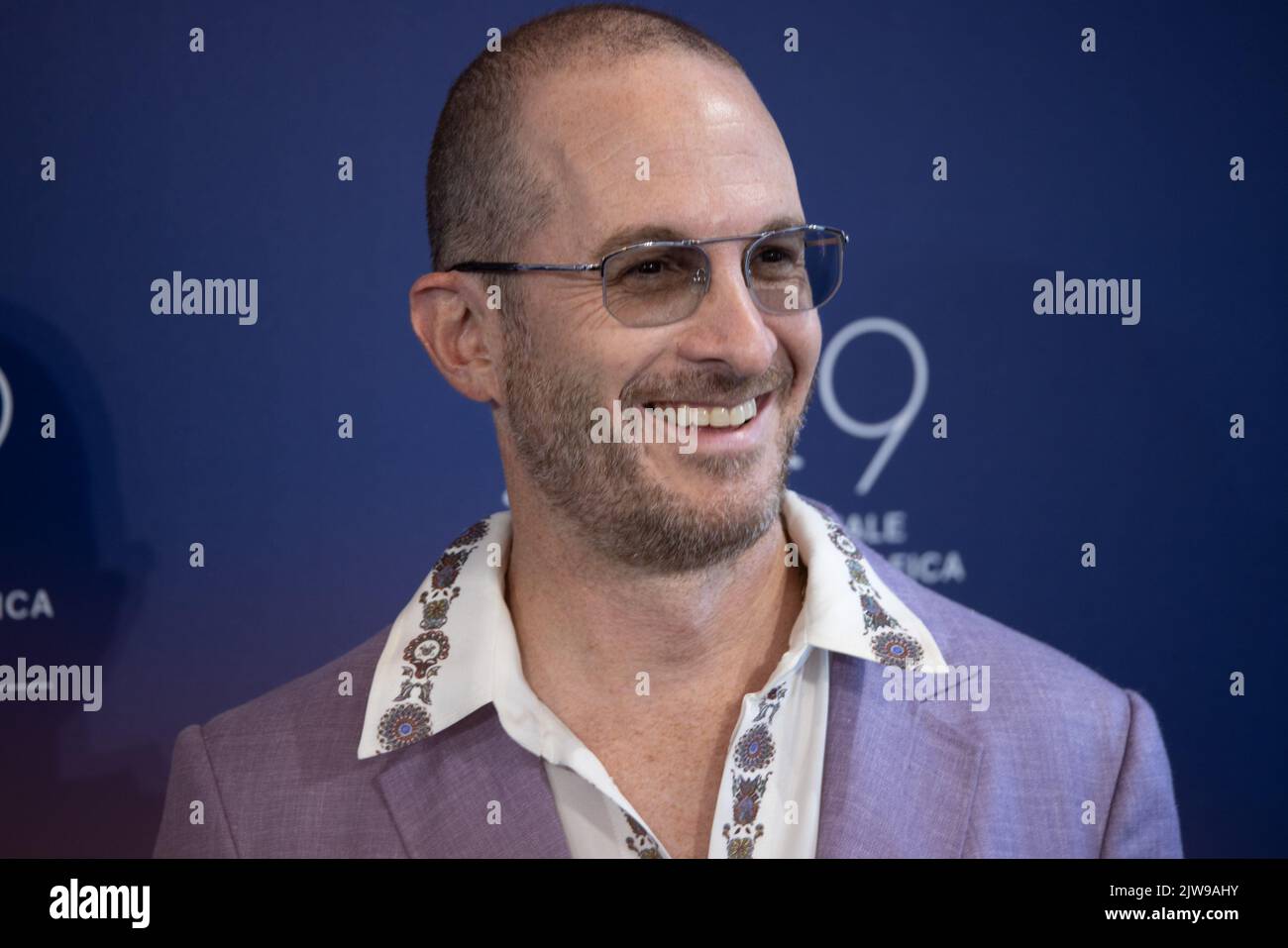 US director Darren Aronofsky poses on September 4, 2022 during a ...