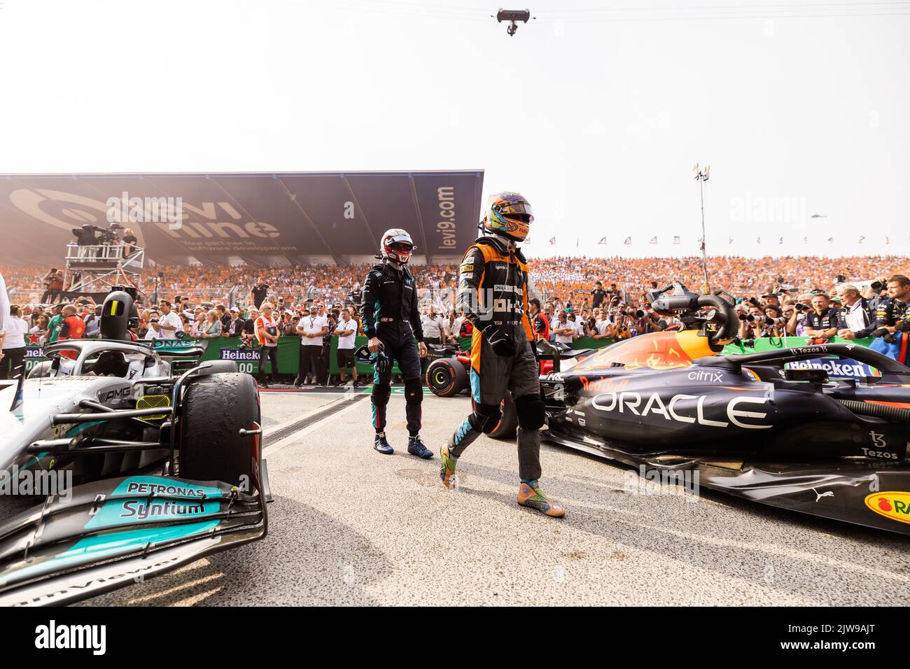 RICCIARDO Daniel (aus), McLaren F1 Team MCL36, portrait LATIFI Nicholas ...
