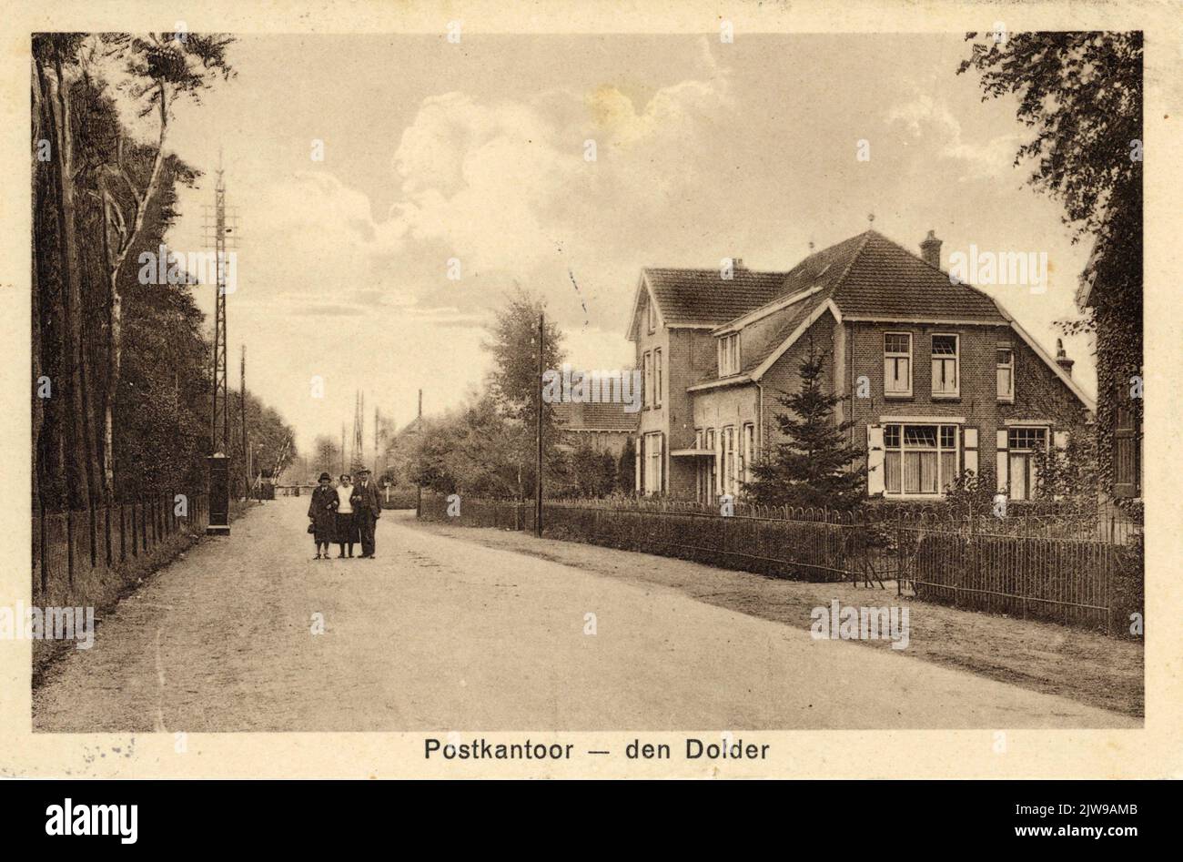 Face in the Dolderseweg in the village center of Den Dolder from the ...