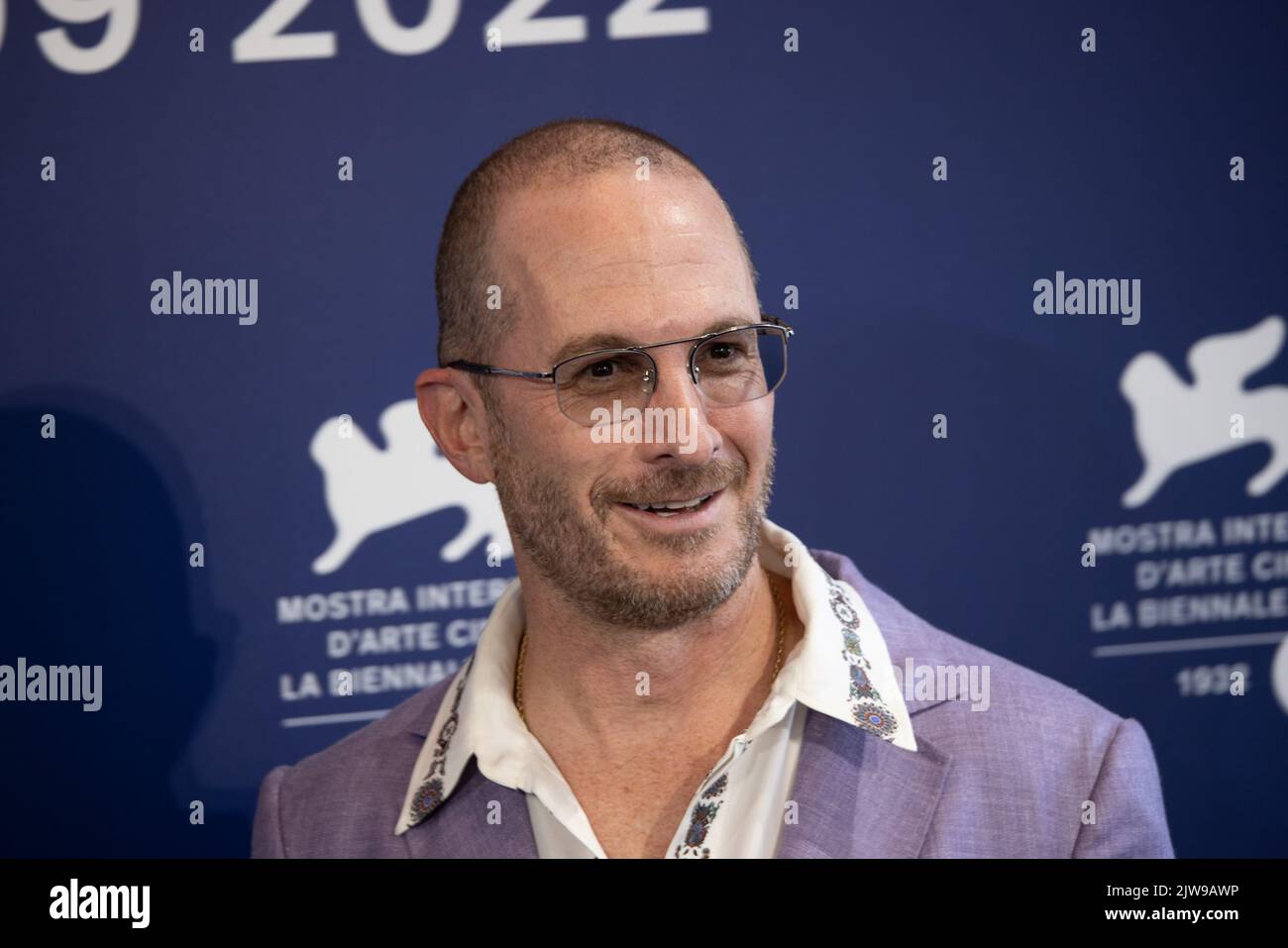 US director Darren Aronofsky poses on September 4, 2022 during a ...